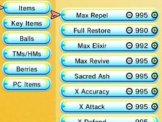 Bug Report - Random values in bag FR/LG · Issue #1322 · FlagBrew/PKSM · GitHub