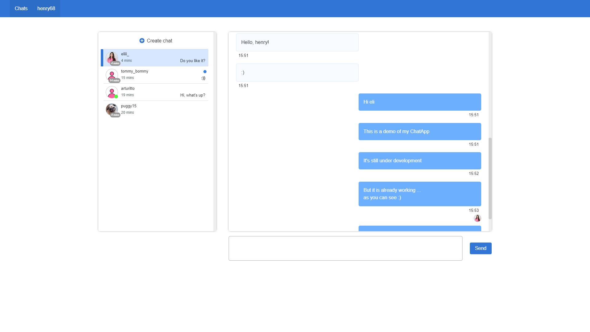 GitHub - TheYGD/ChatAppFrontend: This is a React frontend for my ChatApp