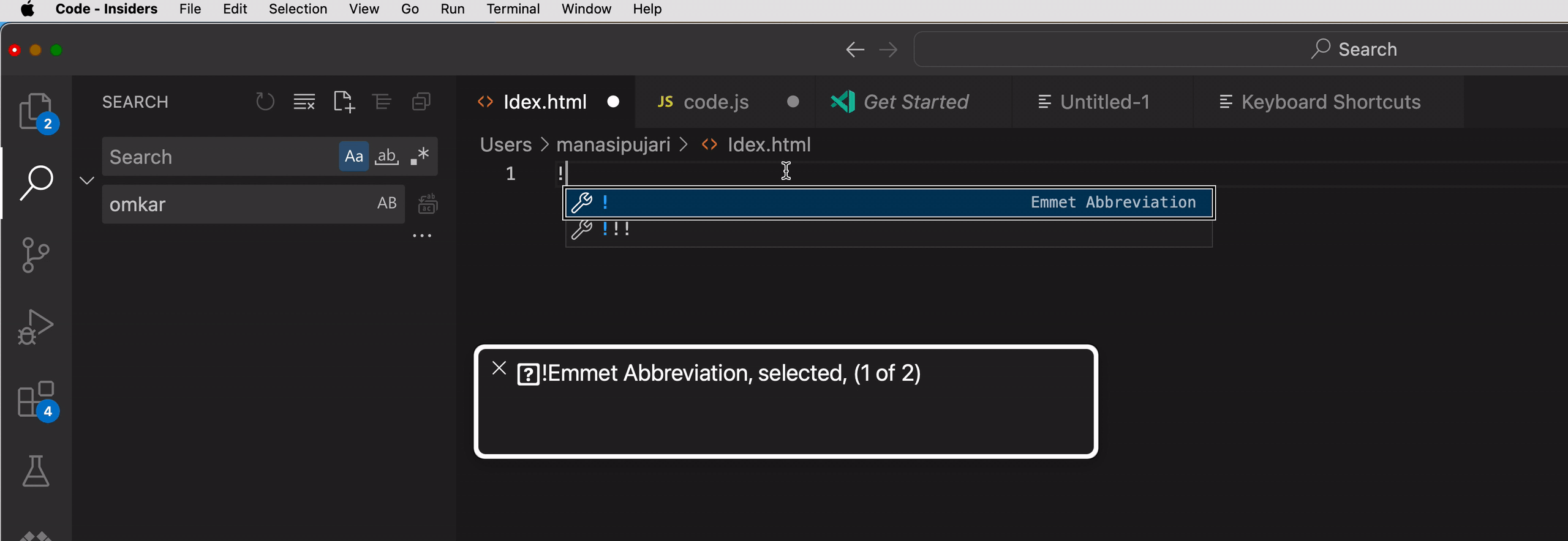 A11y_VisualStudioCodeClient_Editor_ Screen reader: Voiceover is announcing same information for ...