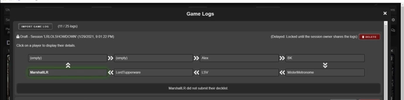 Improve team draft logs · Issue #136 · Senryoku/Draftmancer · GitHub