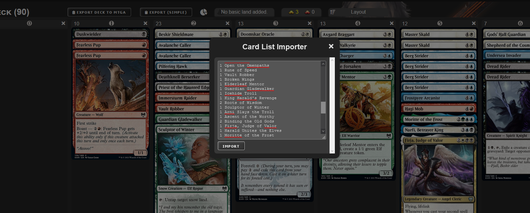 Card list import modal doesn't close on successful import · Issue #216 · Senryoku/Draftmancer ...