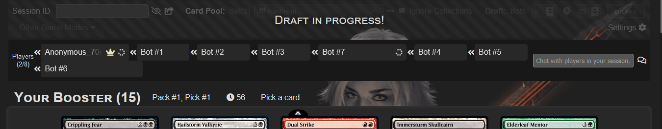 Highlight own name in app · Issue #215 · Senryoku/Draftmancer · GitHub