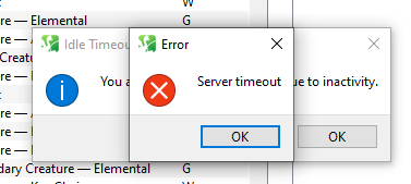 server timeout/inactivity messages are overlaying each other · Issue ...