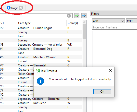 Server Timeout Inactivity Messages Are Overlaying Each Other · Issue 2925 · Cockatrice