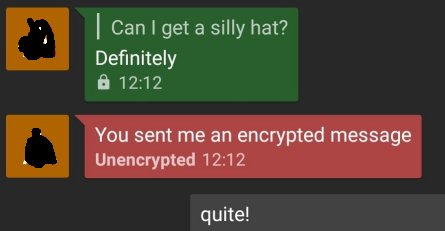 Encrypted icon status is too subtle · Issue #971 · dino/dino · GitHub
