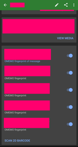 View per-message OMEMO fingerprint · Issue #993 · dino/dino · GitHub
