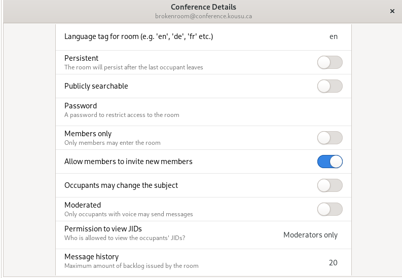 XMPP Locked Rooms · Issue #1945 · 42wim/matterbridge · GitHub