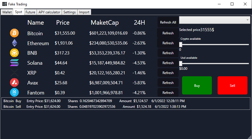 GitHub - LGerday/Fake-Trading: Fake Trading project for school