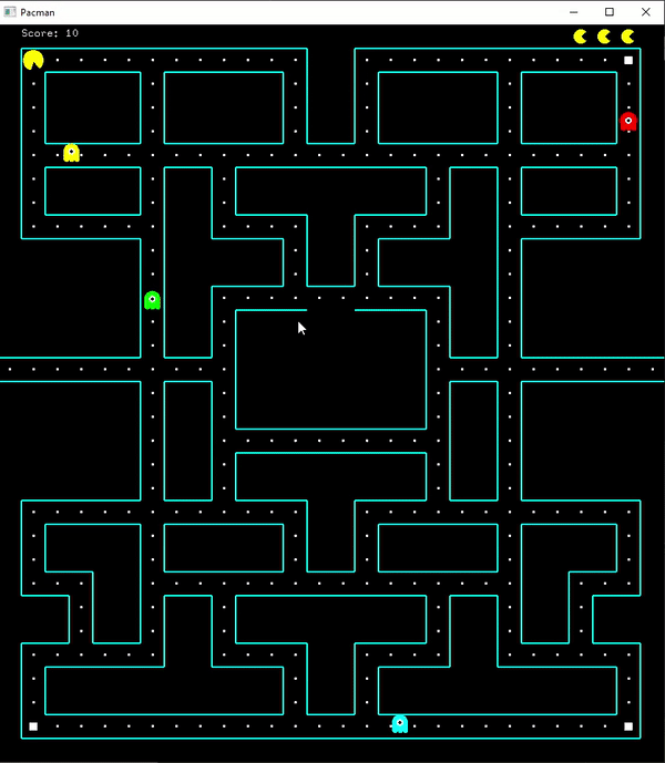 Github Roxana21 I Pacman Clone 2d Pacman Clone Created Using C And Opengl