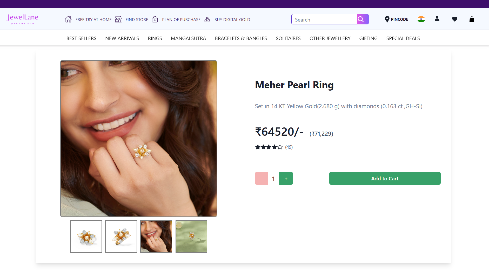 GitHub - Satyamjha24/Jewellane: Jewel Lane is a clone of an e-commerce website Caratlane which ...