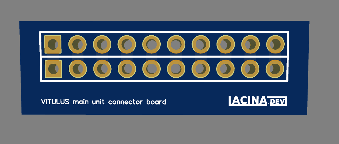 GitHub - lacina-dev/PCB-10pin-connector: PCB 10 pin connector source files.