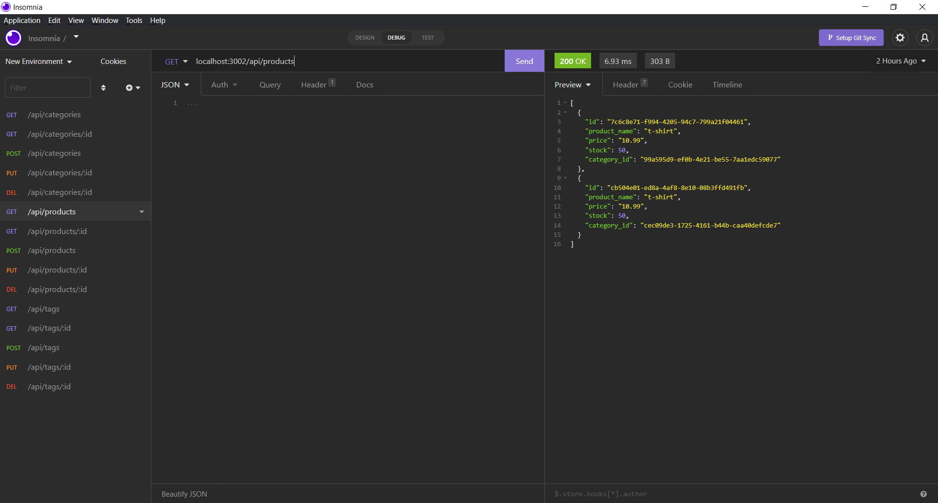 GitHub - BrennanJLM/e-commerce-back-end