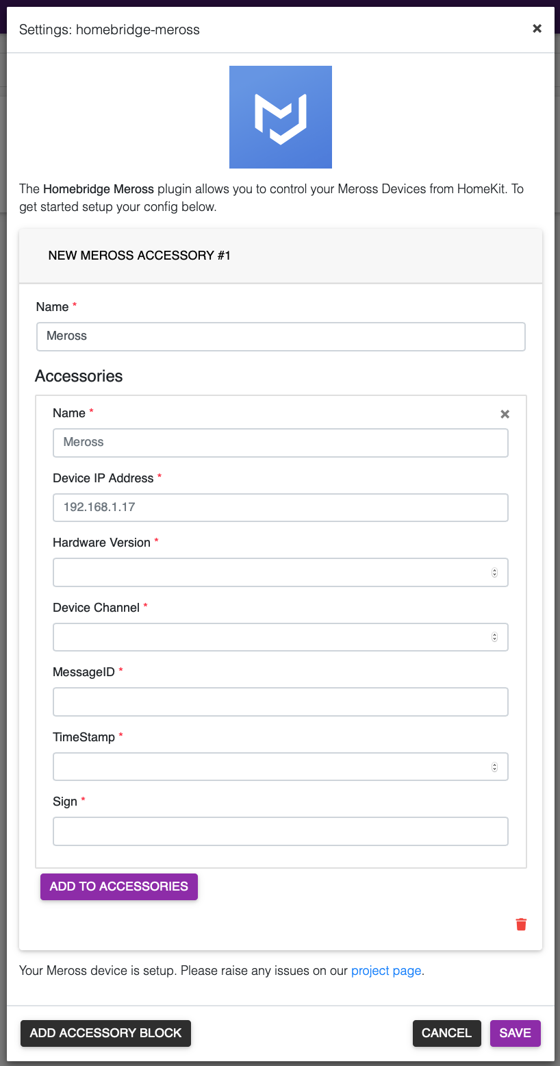 Setting up with Homebridge-meross with HTTP Catcher · Issue #26 · homebridge-plugins/homebridge ...