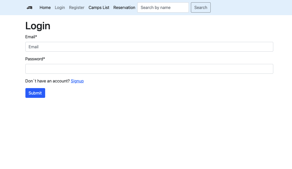 GitHub - WNUMIK/Camp-WebApp: Project in Django with login, register ...
