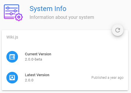 Current Version Does Not Change After Update · Issue #1301 · requarks/wiki · GitHub