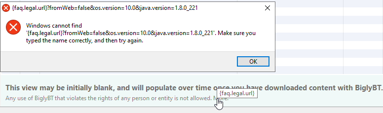 [bug] faq.legal.url not found · Issue #1365 · BiglySoftware/BiglyBT · GitHub