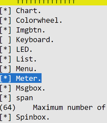 LV_USE_DRAW_MASKS and LV_USE_DRAW_SW missing from Kconfig, unable to use meter widget with ...