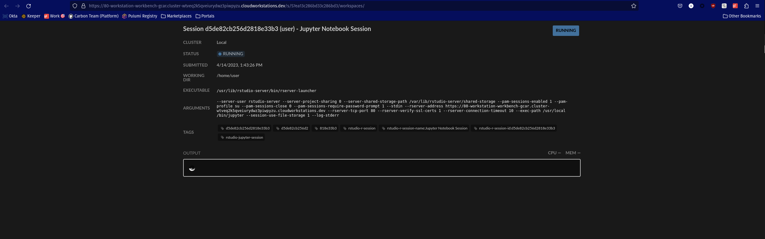 Output stream for Launcher sessions does not work in Workbench for GCW · Issue #522 · rstudio ...