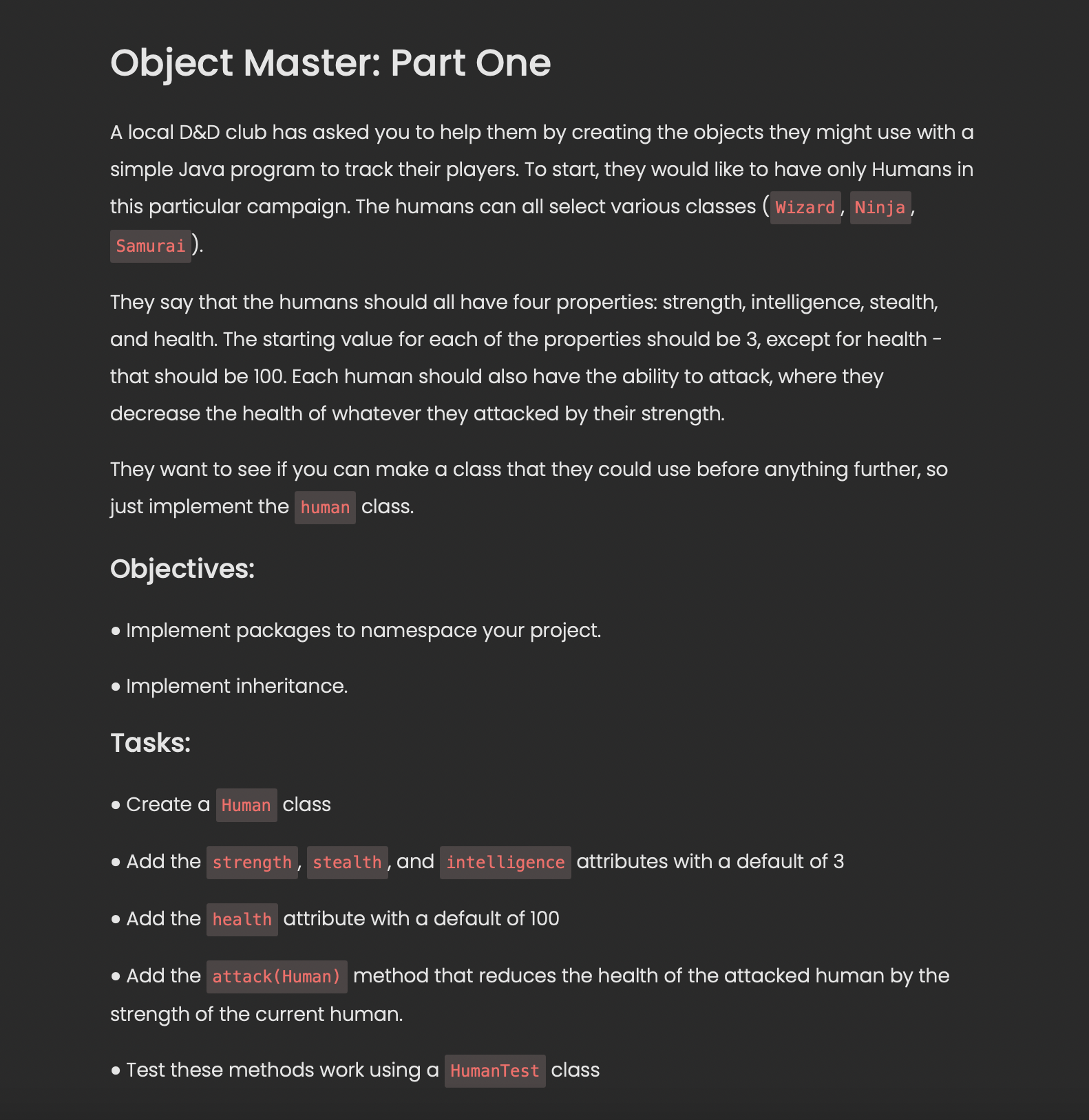 GitHub - rchuu/objectmaster: java work