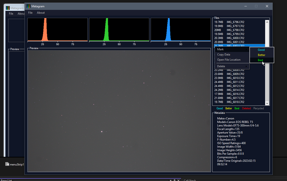 GitHub - herboren/Metagram: Extracts a general subset of metadata from ...