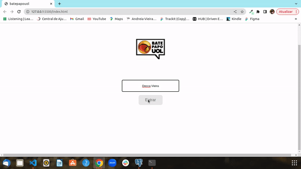 GitHub - DeccaVieira/projeto5-batepapouol: Projeto 5 - Bate Papo Uol