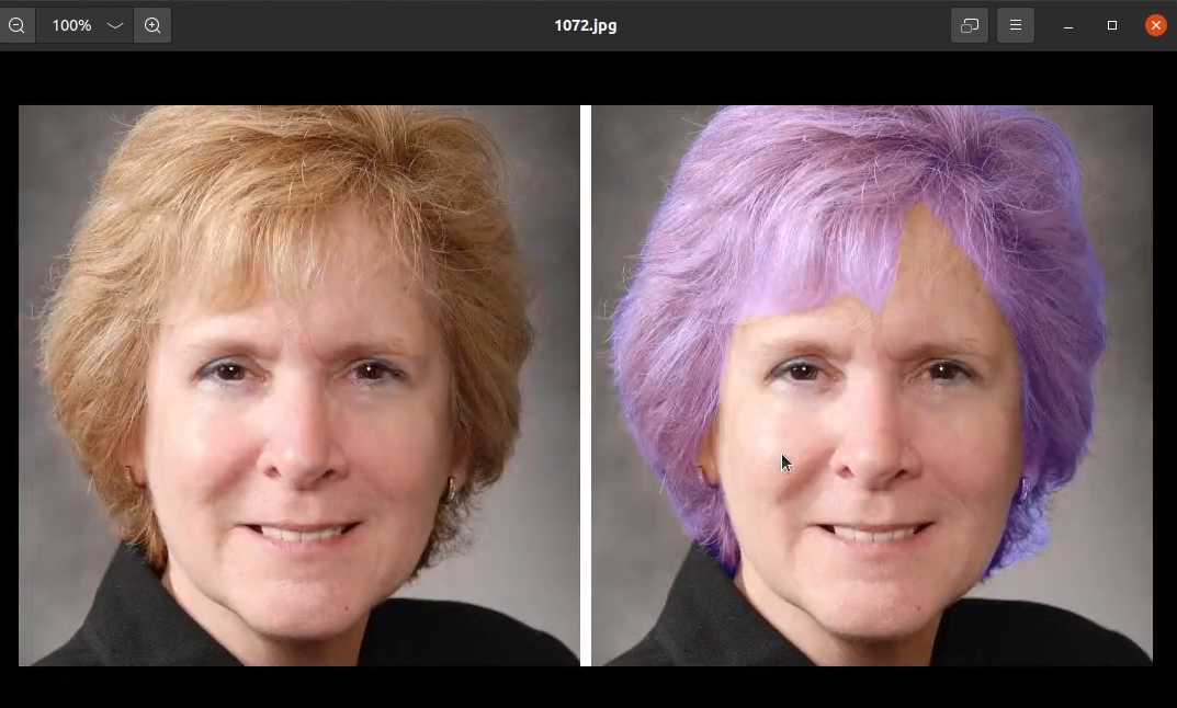 GitHub - DoganK01/Hair-Color-Changer--U-Net-: Hair Color Changer app