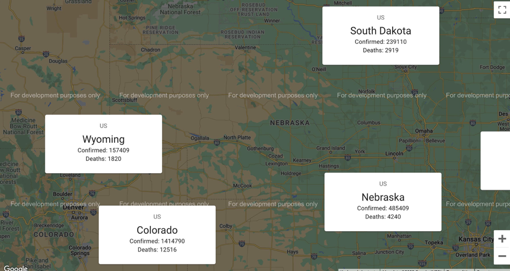 GitHub - wenyuanli0326/Covid-map: A covid case map that can display ...