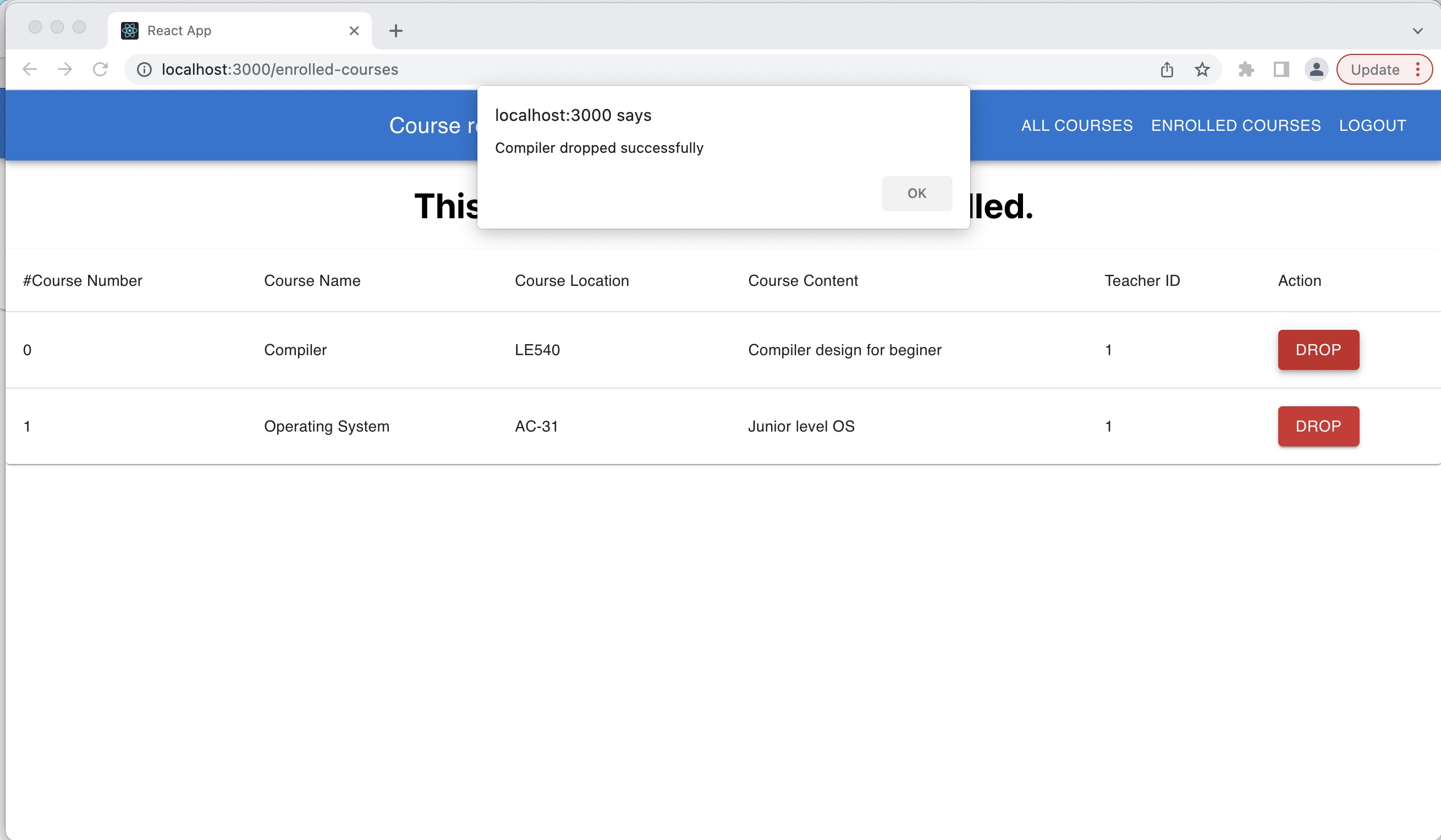 GitHub - wenyuanli0326/Course-Registration-Frontend: A course ...