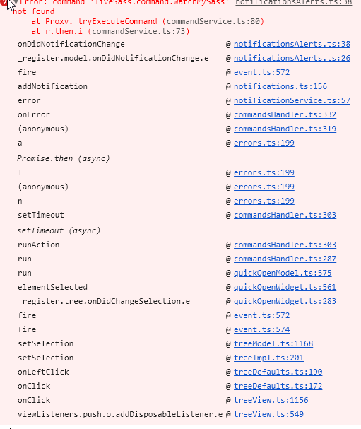 Mand Watchmysass Not Found · Issue 219 · Ritwickdey Vscode Live Sass Compiler · Github