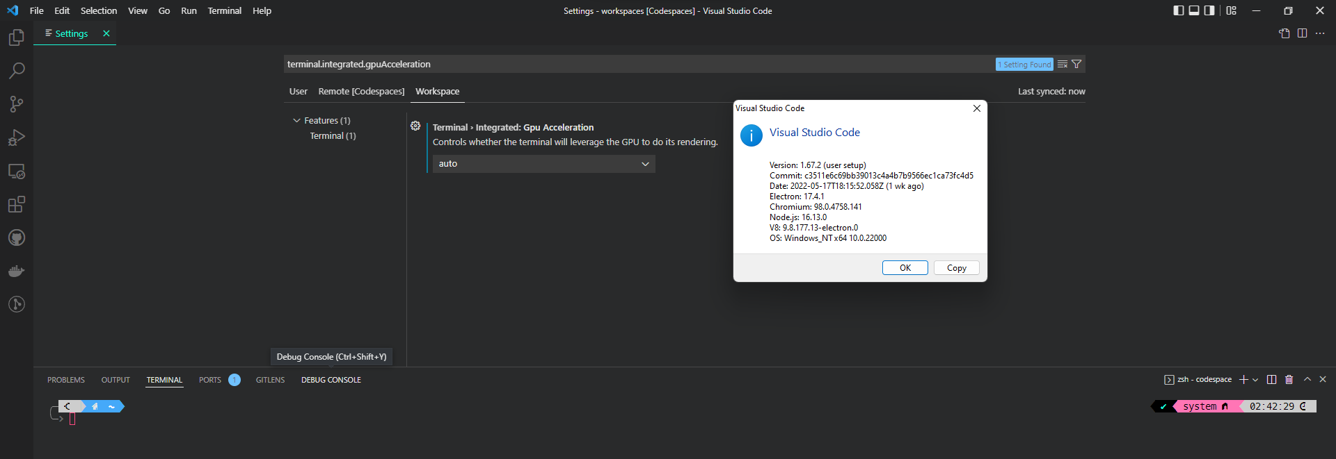 Broken font icons in terminal · Issue #148857 · microsoft/vscode · GitHub