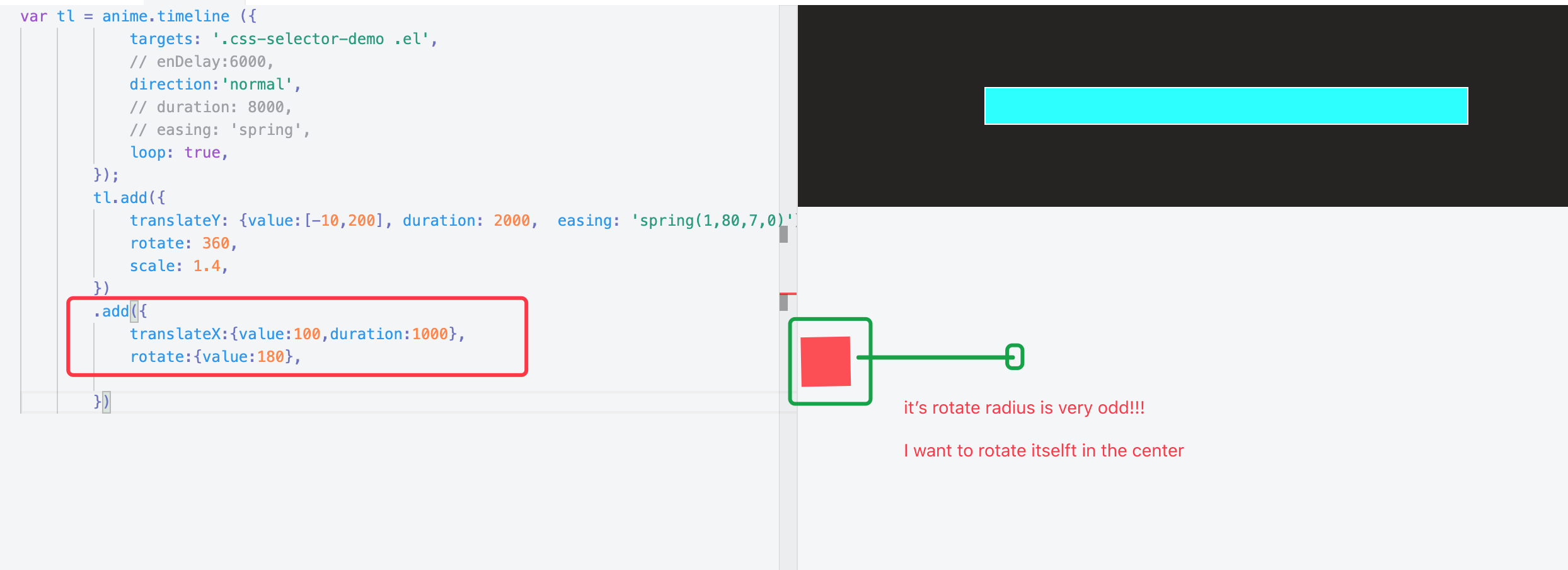 Rotate Radius Issue · Issue 641 · Juliangarnieranime · Github