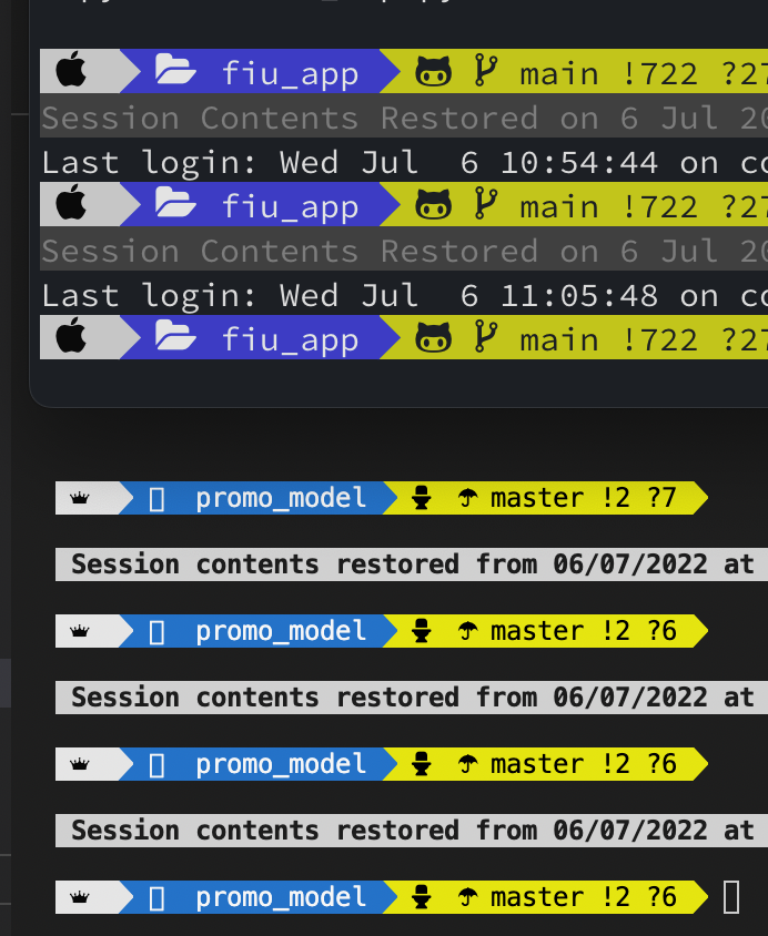 Re: icons in integrated terminal VScode. Having followed steps from ...