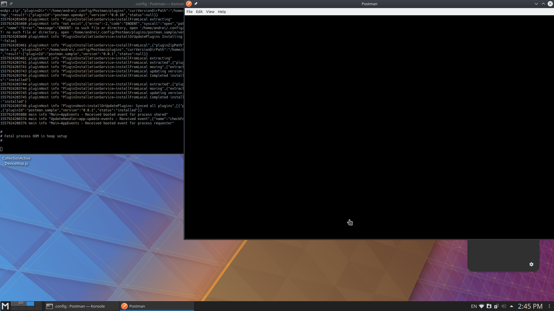 [Native app] Crashing/Freezing on Kubuntu Linux 18.04 · Issue #6297 · postmanlabs/postman-app ...