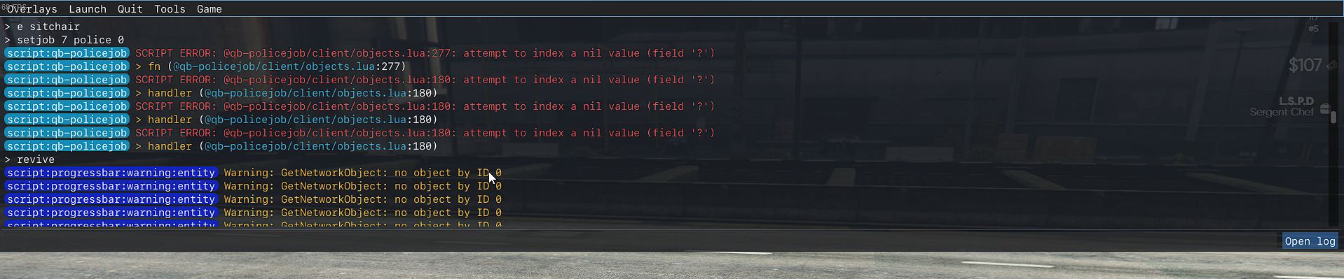 [BUG] Remove Object doesn't exists · Issue #477 · qbcore-framework/qb-policejob · GitHub