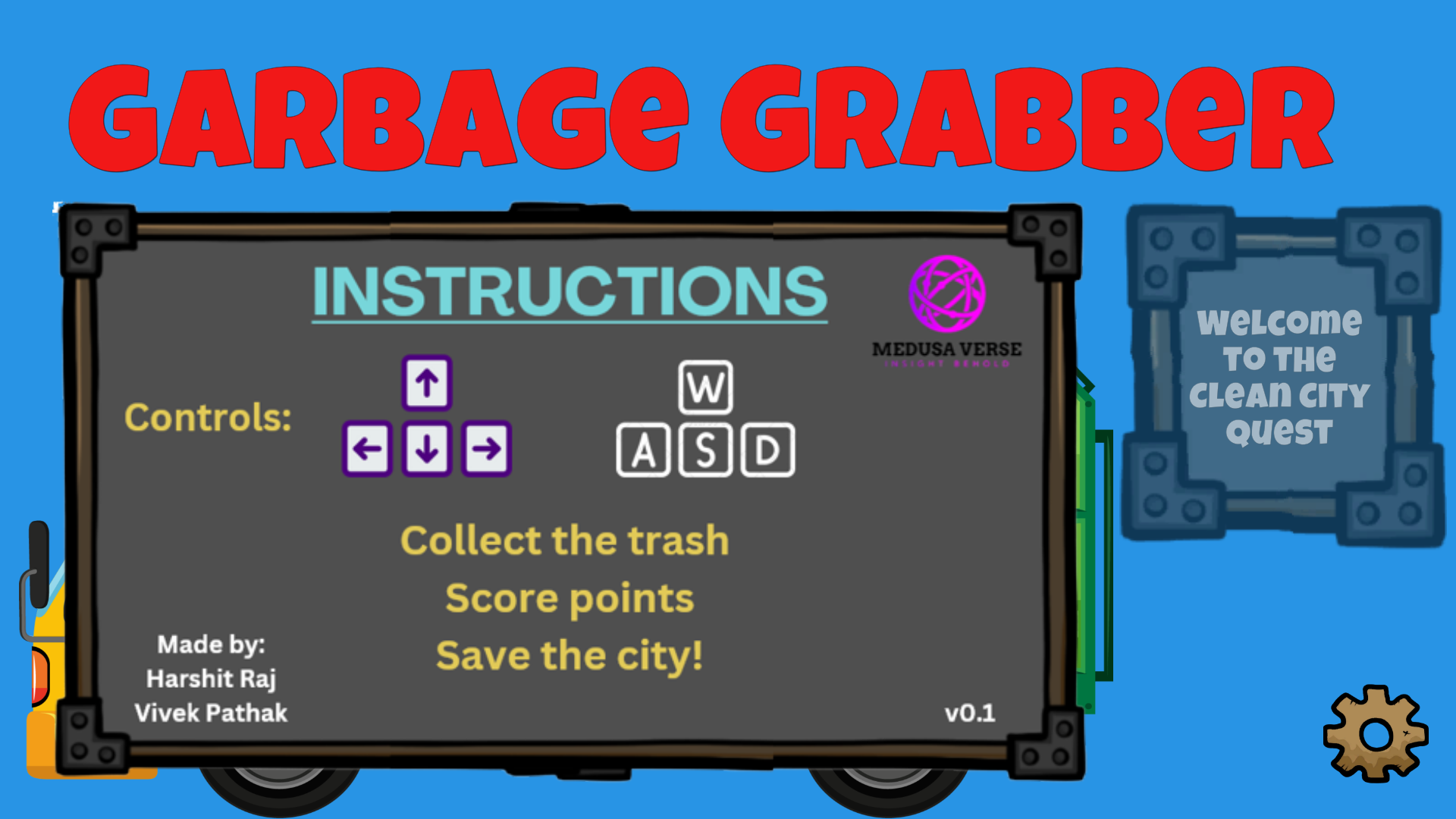 GitHub - Harshit-Raj-14/Garbage-Grabber: Collect the city garbage ...