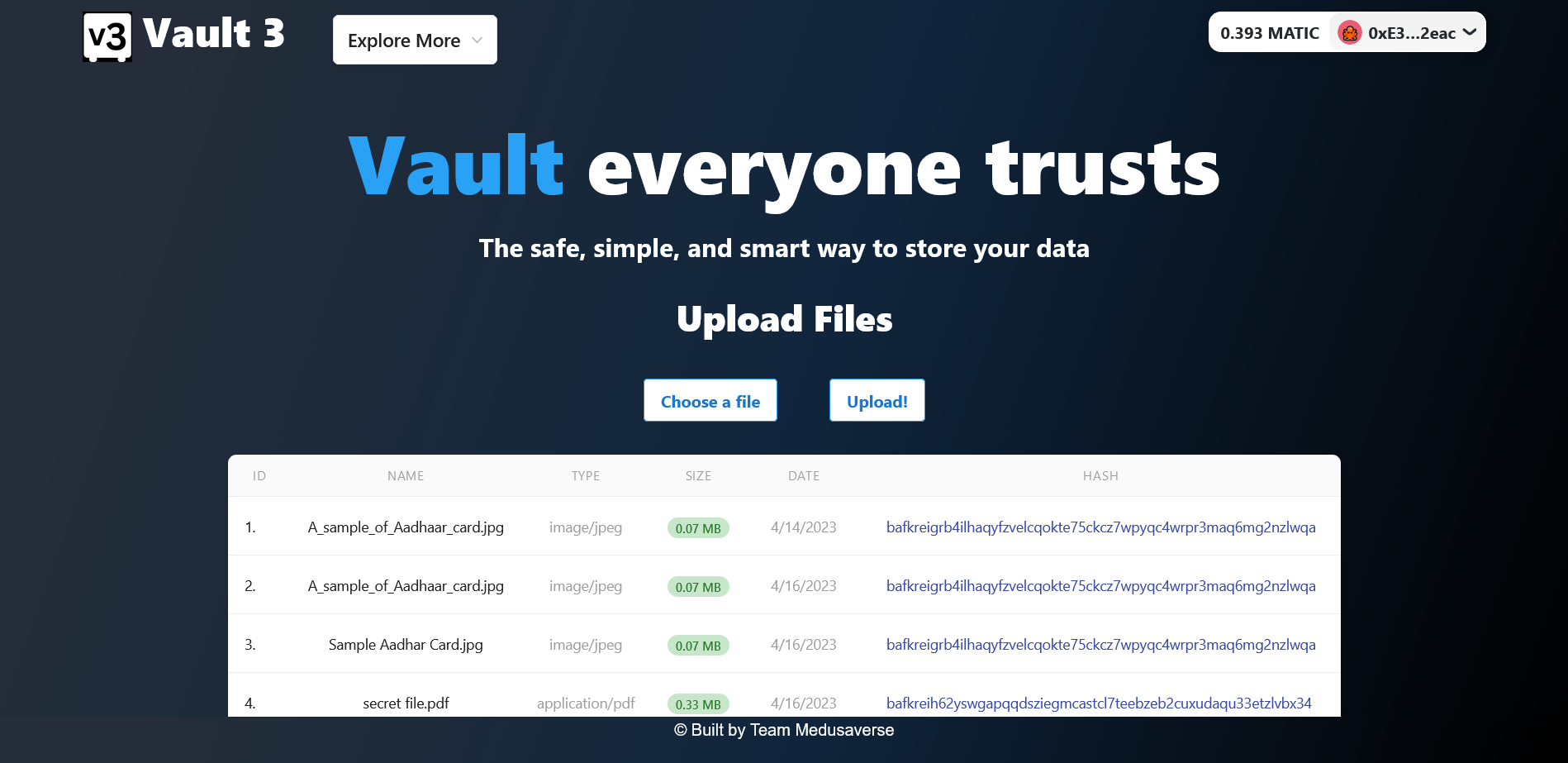 GitHub - Harshit-Raj-14/Vault-3: Vault everyone trusts - The safe, simple, and smart way to ...