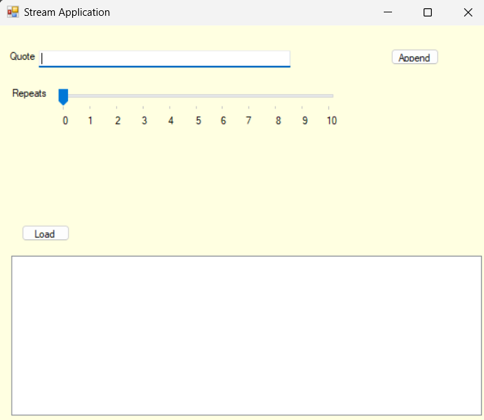 GitHub - JoelBenton/Stream-Application: A Simple Windows Forms ...