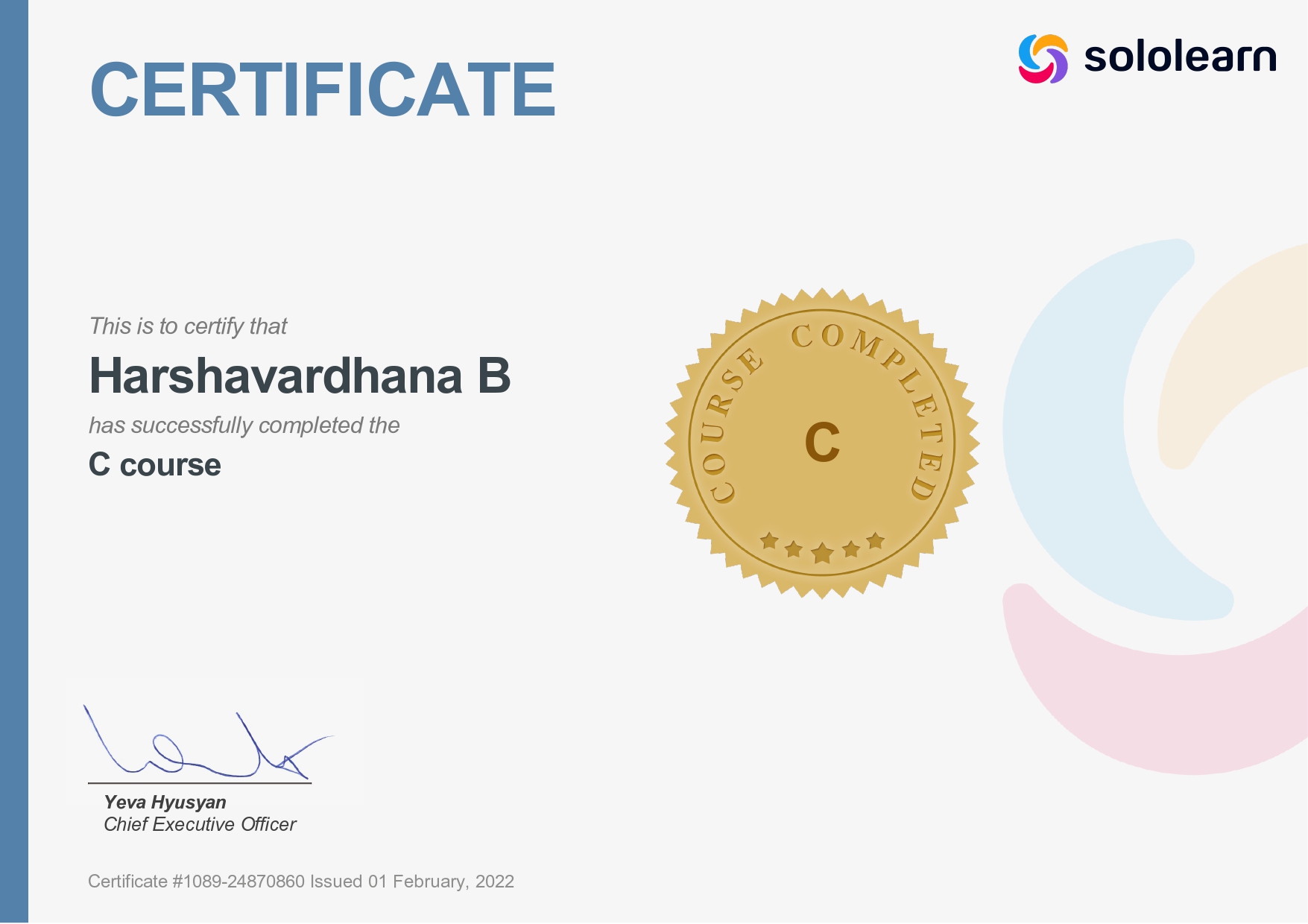 Github Thevardhan12 Certificates