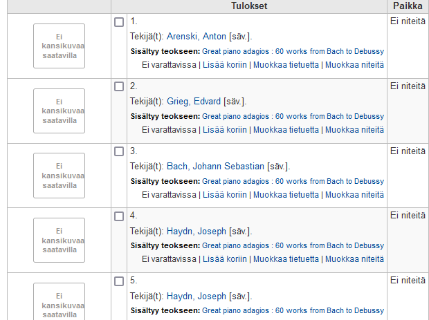 Osakohteiden näkyminen, jos niiden 245a-kentässä ei ole mitään · Issue #475 · KohaSuomi/Koha ...