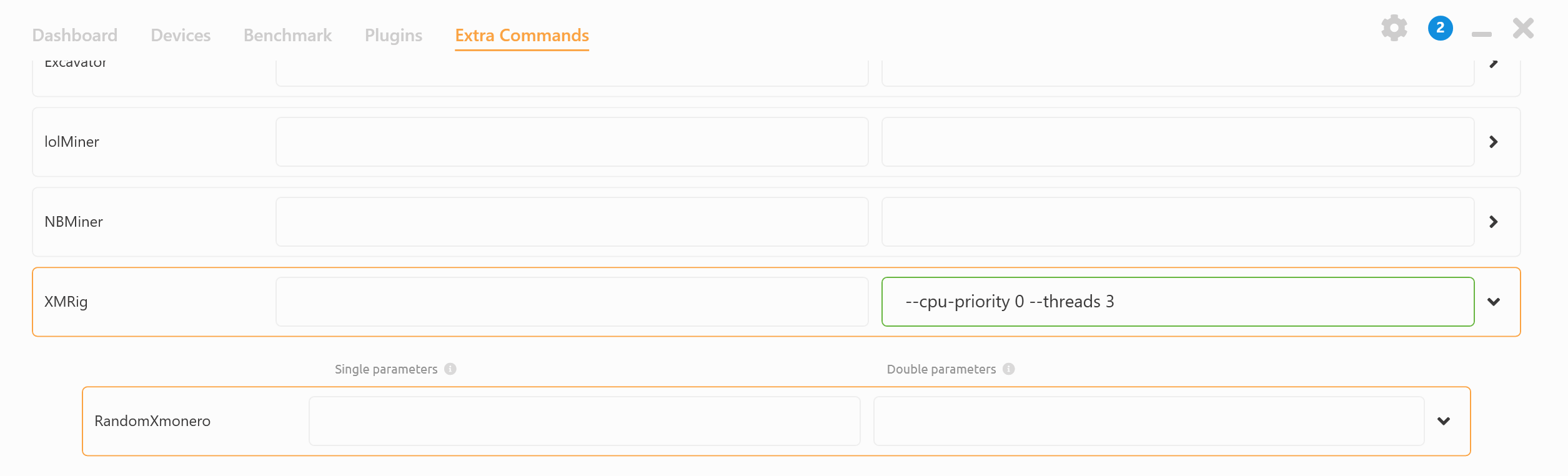 launch paramters · Issue #2765 · nicehash/NiceHashMiner · GitHub
