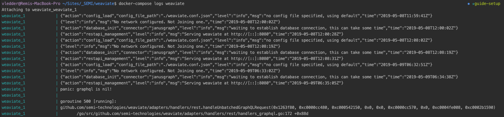 Can't connect Weaviate instance to Weaviate playground (receiving panick's) · Issue #865 ...
