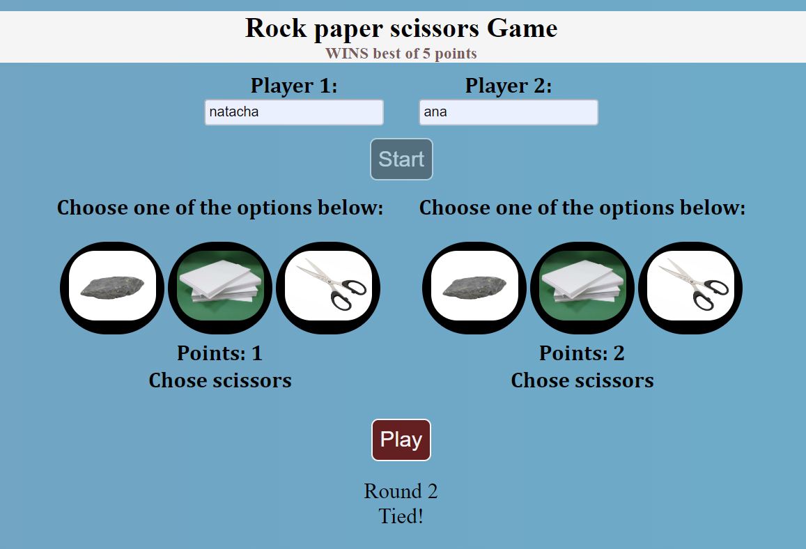 GitHub - tachax/project-RockPaperScissor: Project of a rock, paper and ...