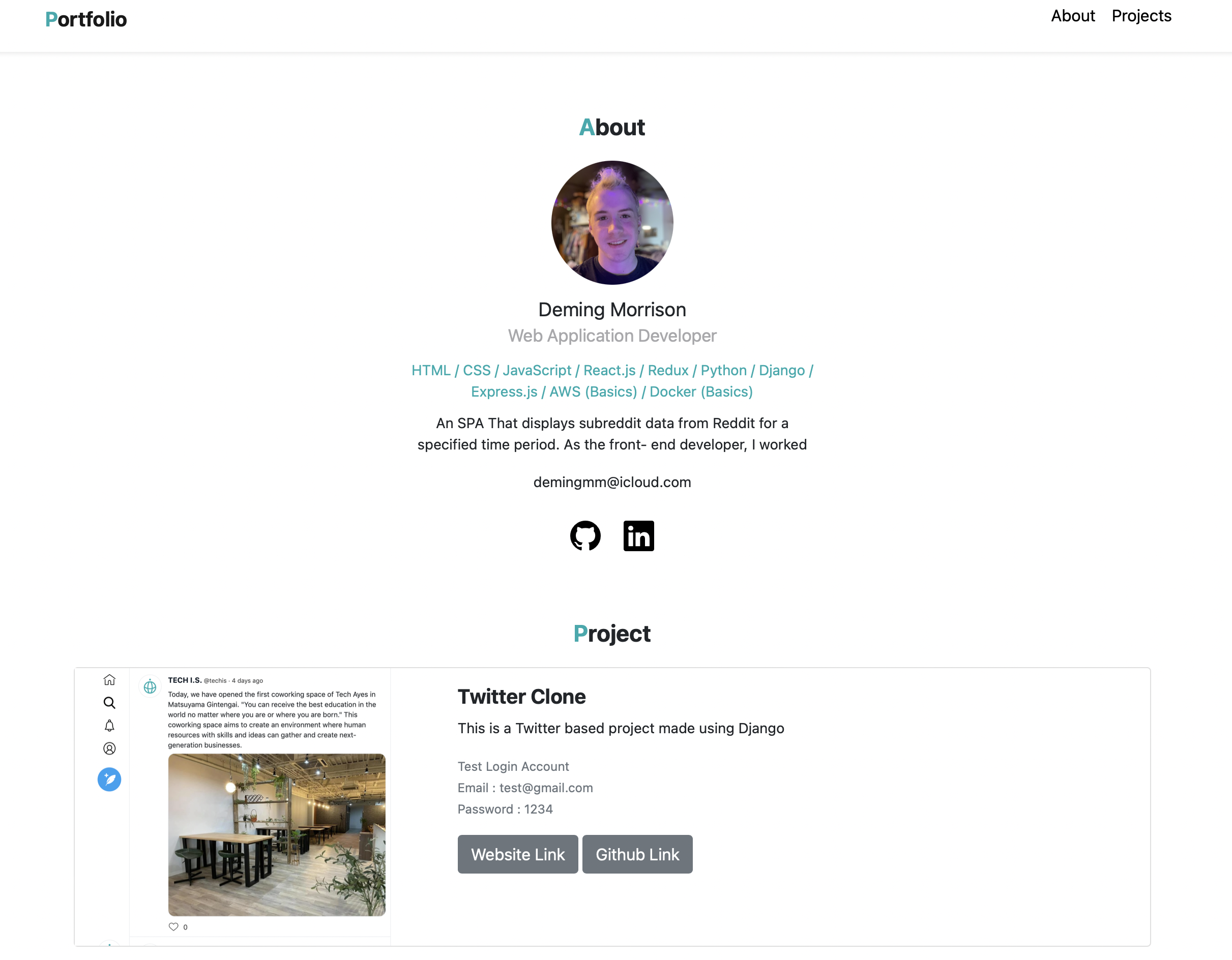 GitHub - DemingMorrison/DemingMorrisonPortfolio