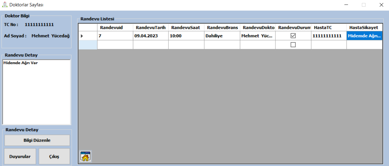 GitHub - Muratsaaglam/Mini-Hastane-Otomasyonu: A hospital automation was made using Microsoft ...