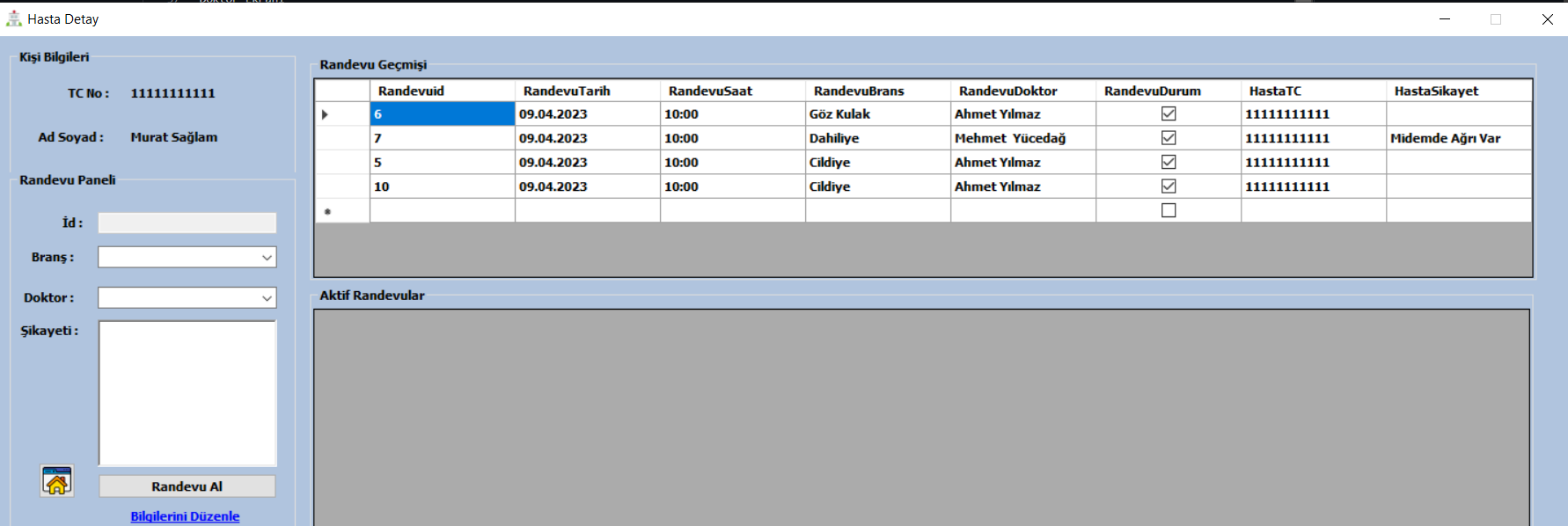 GitHub - Muratsaaglam/Mini-Hastane-Otomasyonu: A hospital automation was made using Microsoft ...