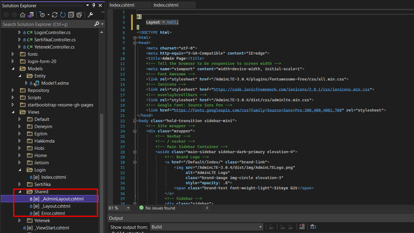 GitHub - Muratsaaglam/Portfolio-Website-MVC: C# Alt Yapısı ile Birlikte ...