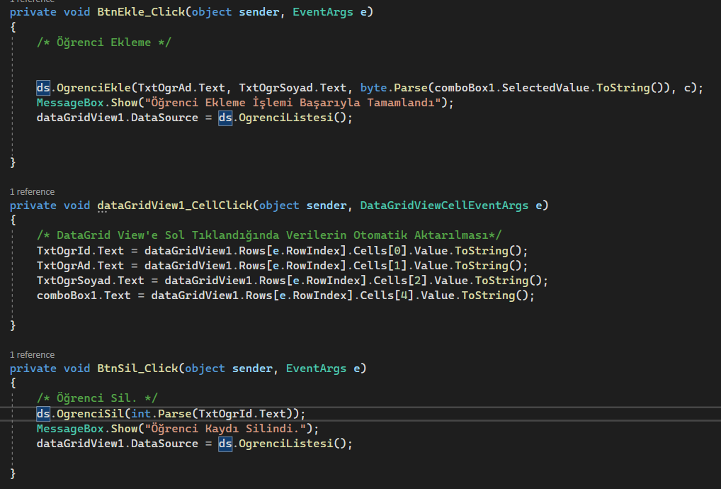 GitHub - Muratsaaglam/Mini-Okul-Not-Otomasyon: C# - SQL kodlama ile birlikte DataSet Crud ...