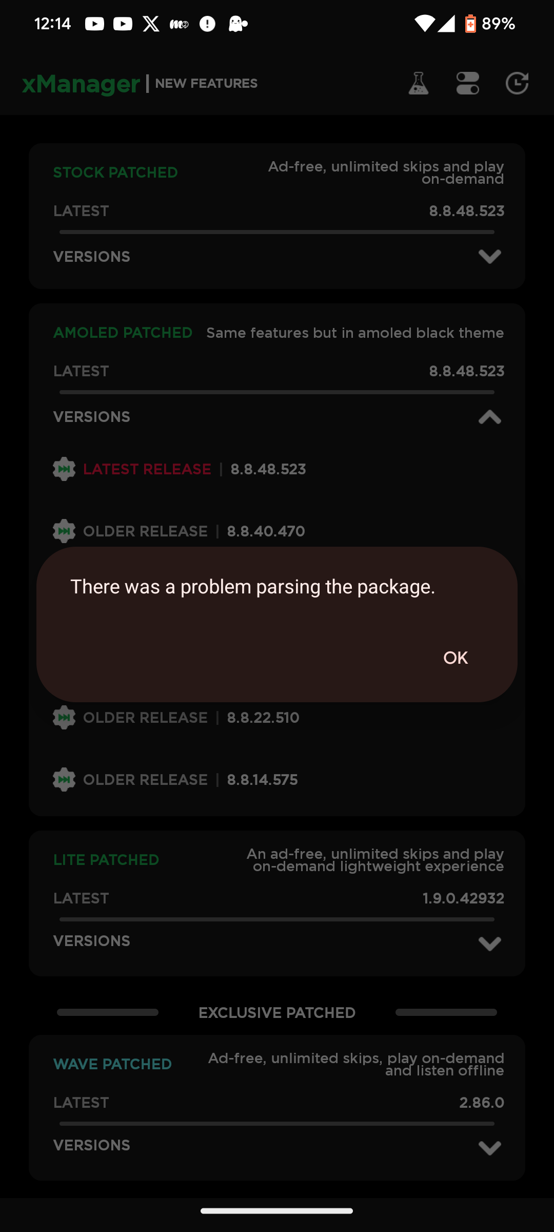 There was a problem parsing the package · Issue #353 · Team-xManager/xManager · GitHub