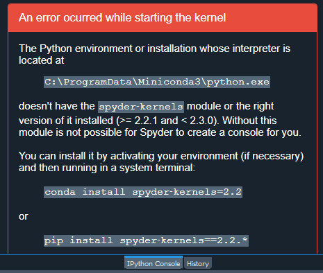No puedo ejecutar paquetes · Issue #17280 · spyder-ide/spyder · GitHub
