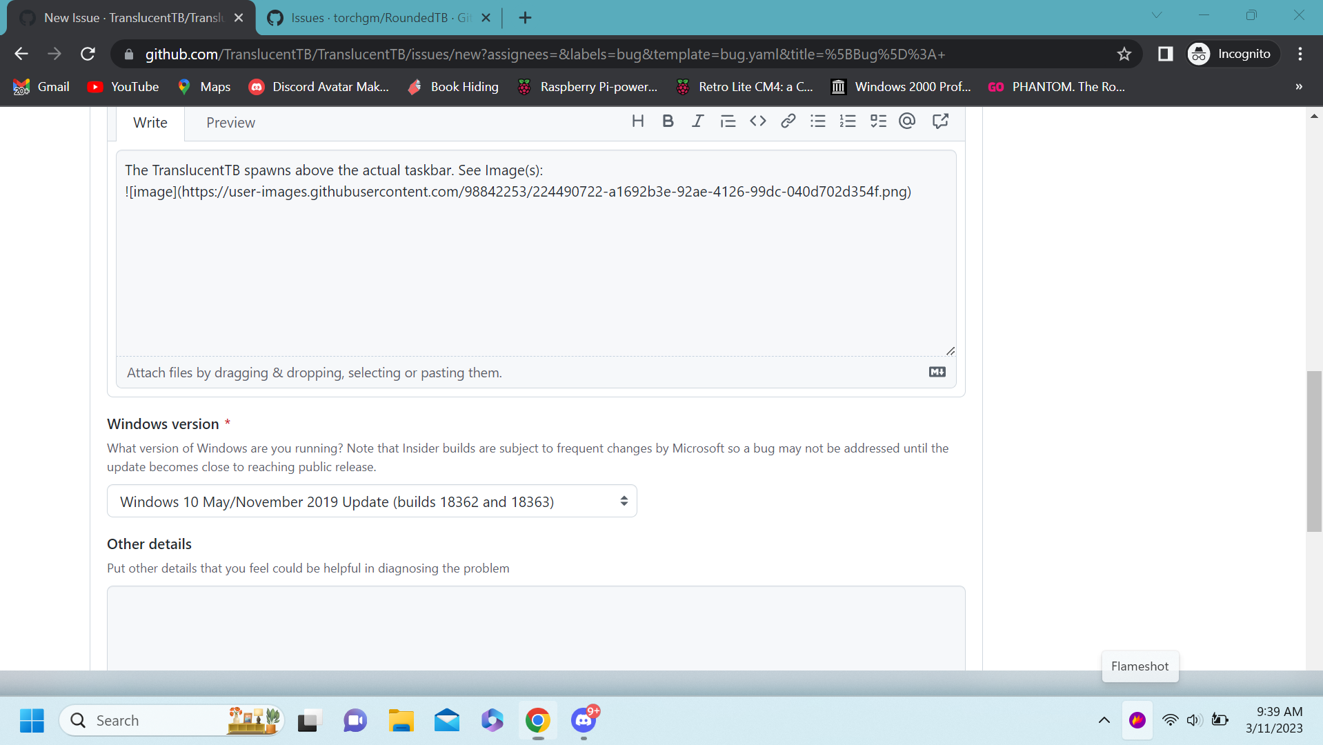 [Bug]: Windows 11 Cumulative Update Messes Up TranslucentTB · Issue #780 · TranslucentTB ...